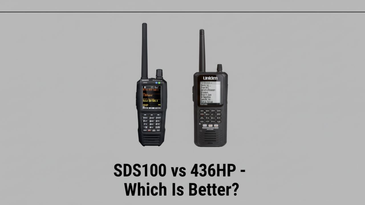 Uniden 436HP vs SDS100 – What’s the Difference? | Lance The PI