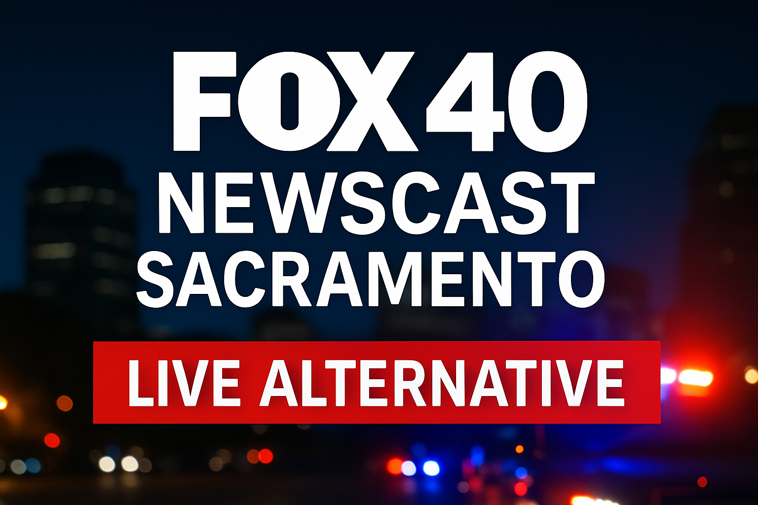 FOX 40 Newscast Sacramento – Live Alternative Coverage